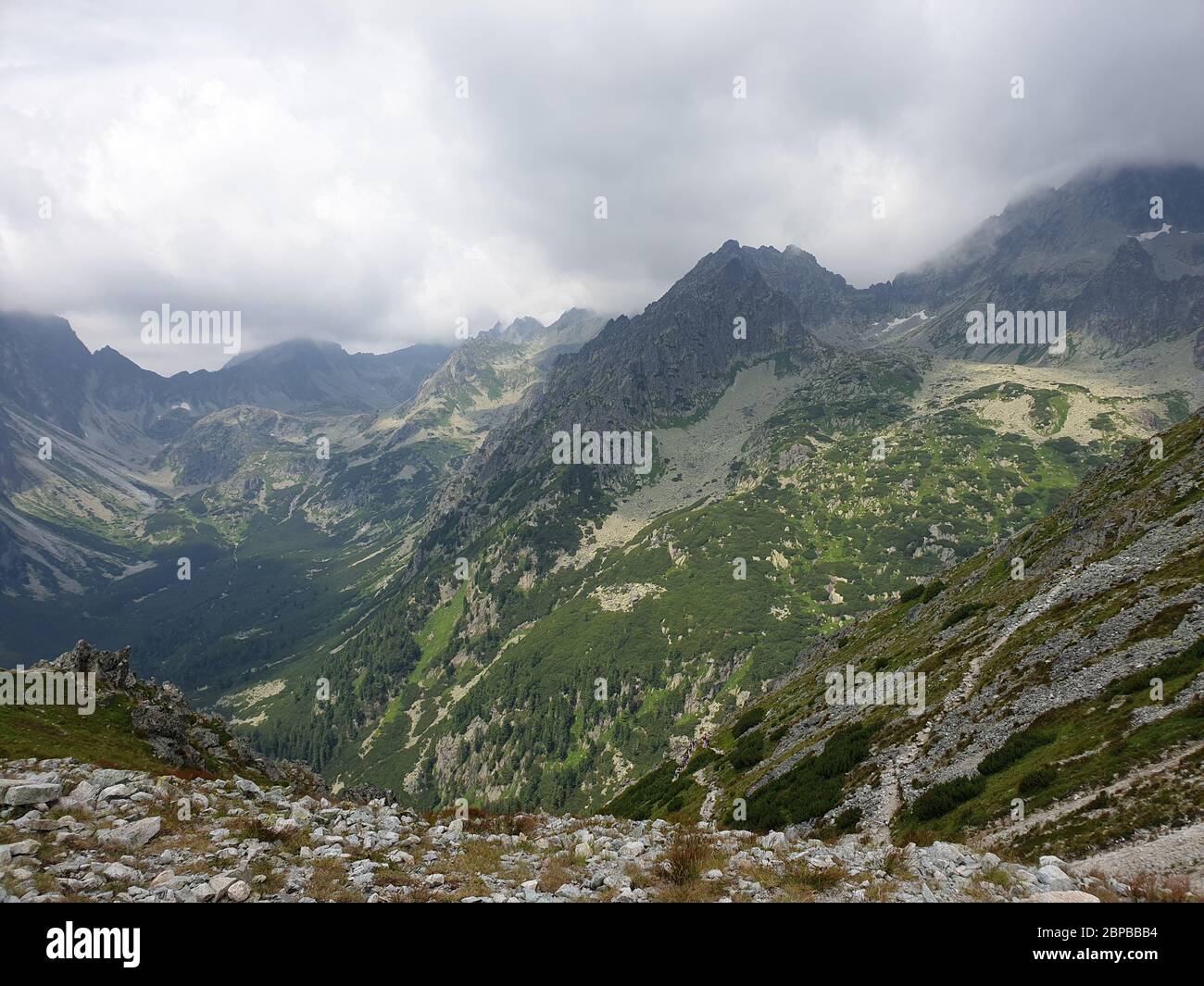 Mountain landscape in the Slovakia tatry Stock Photo - Alamy