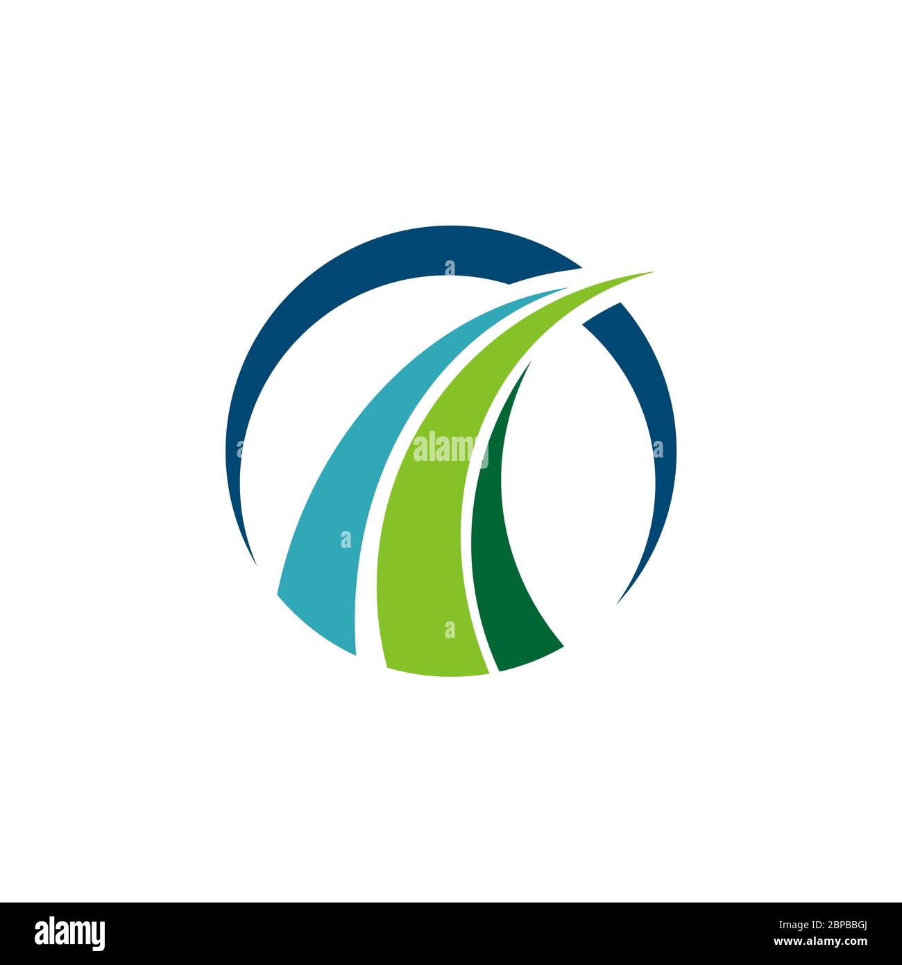 Circle Swoosh Logo Template Illustration Design. Vector EPS 10 Stock ...