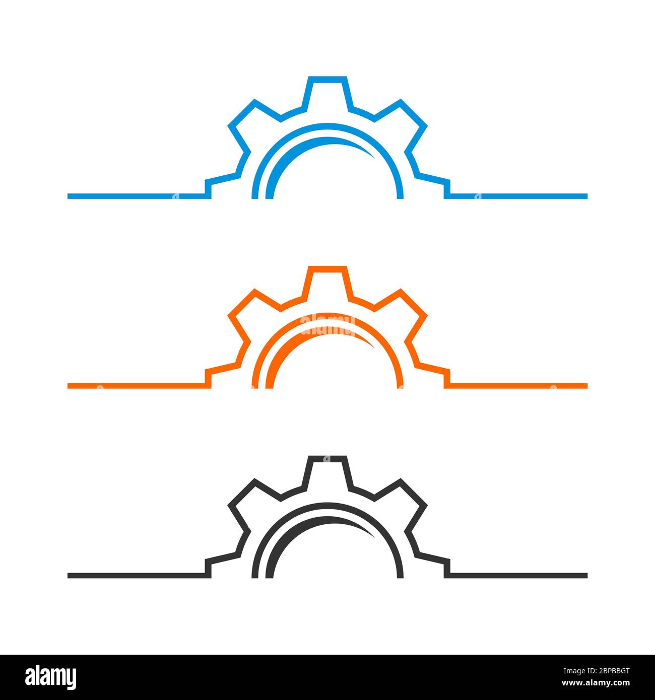 Set Gear Logo Template Illustration Design. Vector EPS 10 Stock Photo ...