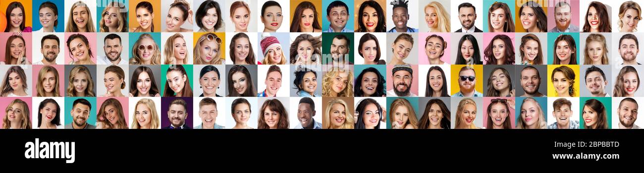 Human Smiles Collage