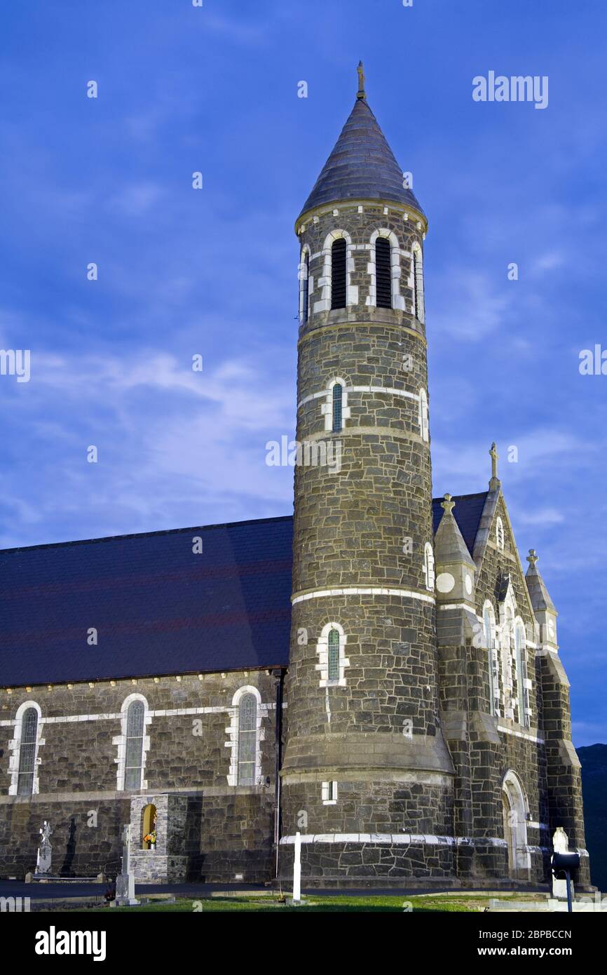 Dunlewy Church, Dunlewy Village, County Donegal, Ireland Stock Photo ...