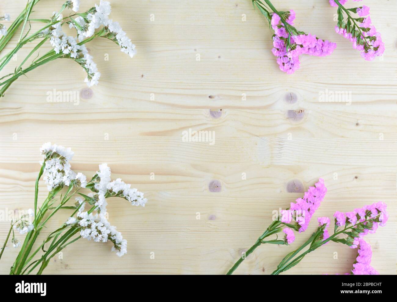 Beautiful bouquet of colorful flowers background from above overhead ...