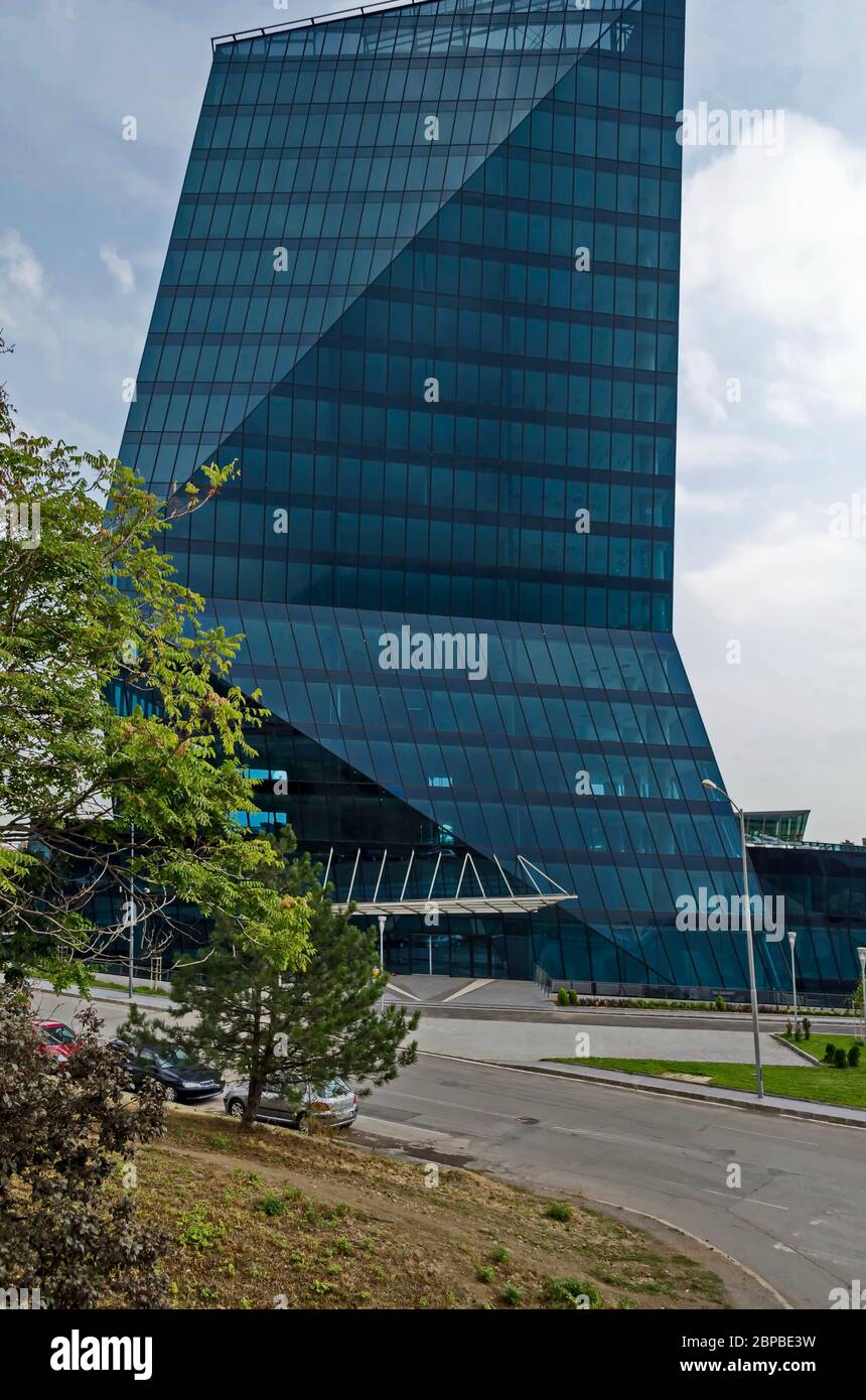 Contemporary architecture sofia capital bulgaria hi-res stock ...