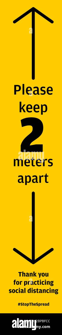 Maintain distance Stock Vector Images - Alamy