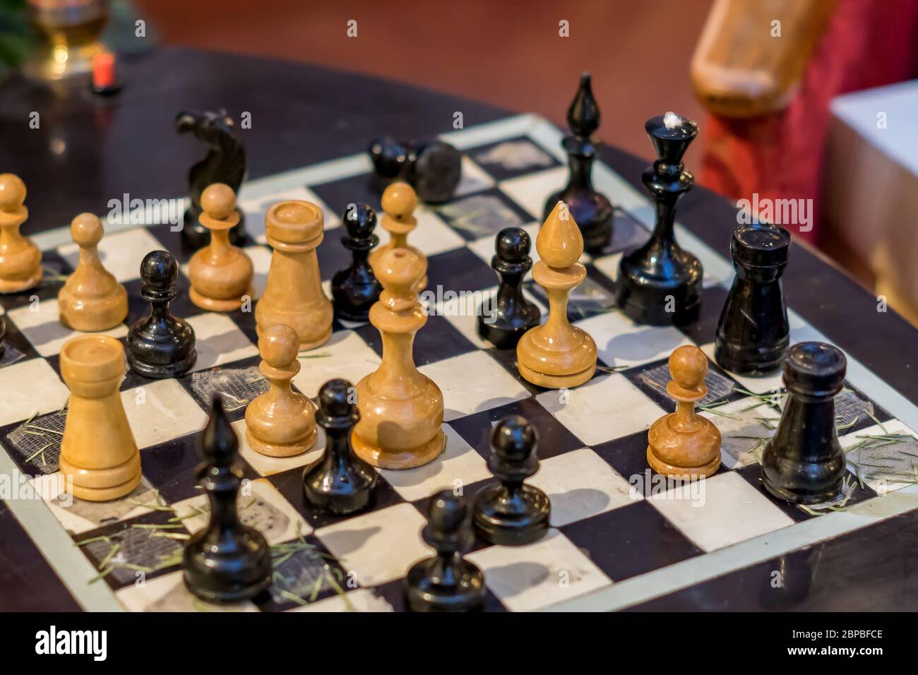 Old Chess Board High Resolution Stock Photography and Images - Alamy