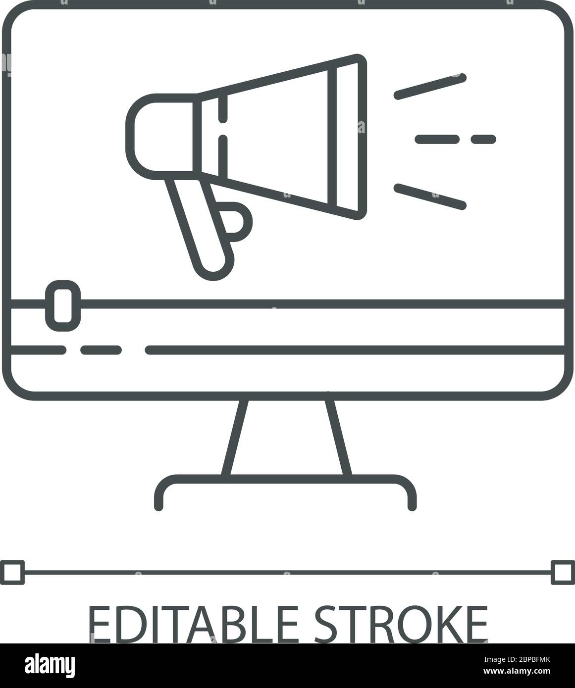 Television advert screen Stock Vector Images - Alamy