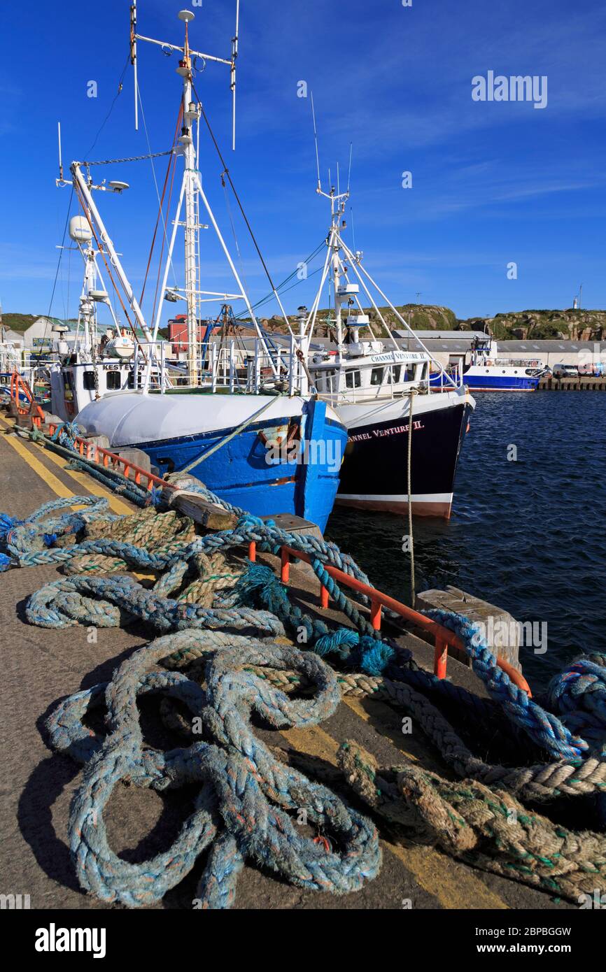 Fishing boats, Burtonport, County Donegal, Ireland, Europe Stock Photo ...