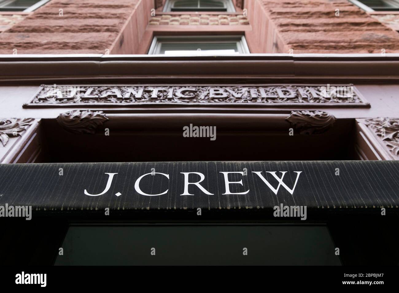 A logo sign outside of a J.Crew retail store location in Washington, D ...