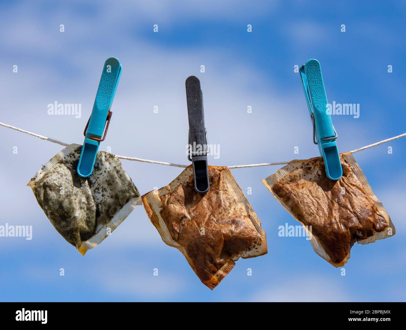 Drying tea bags hi-res stock photography and images - Alamy