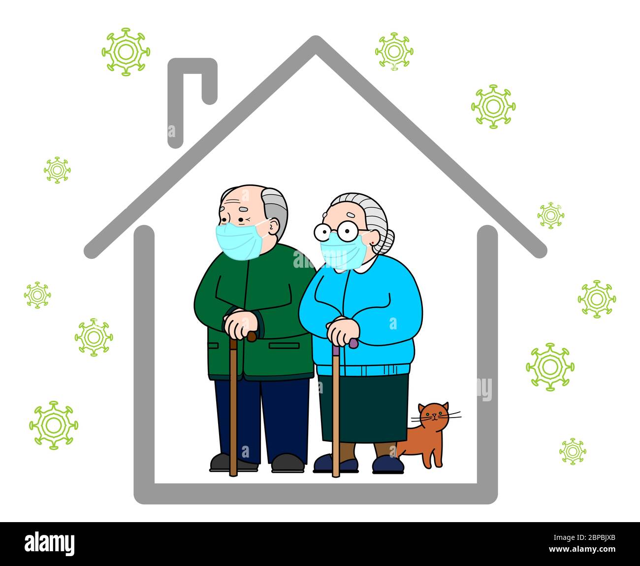 Medical help home woman Cut Out Stock Images & Pictures - Alamy