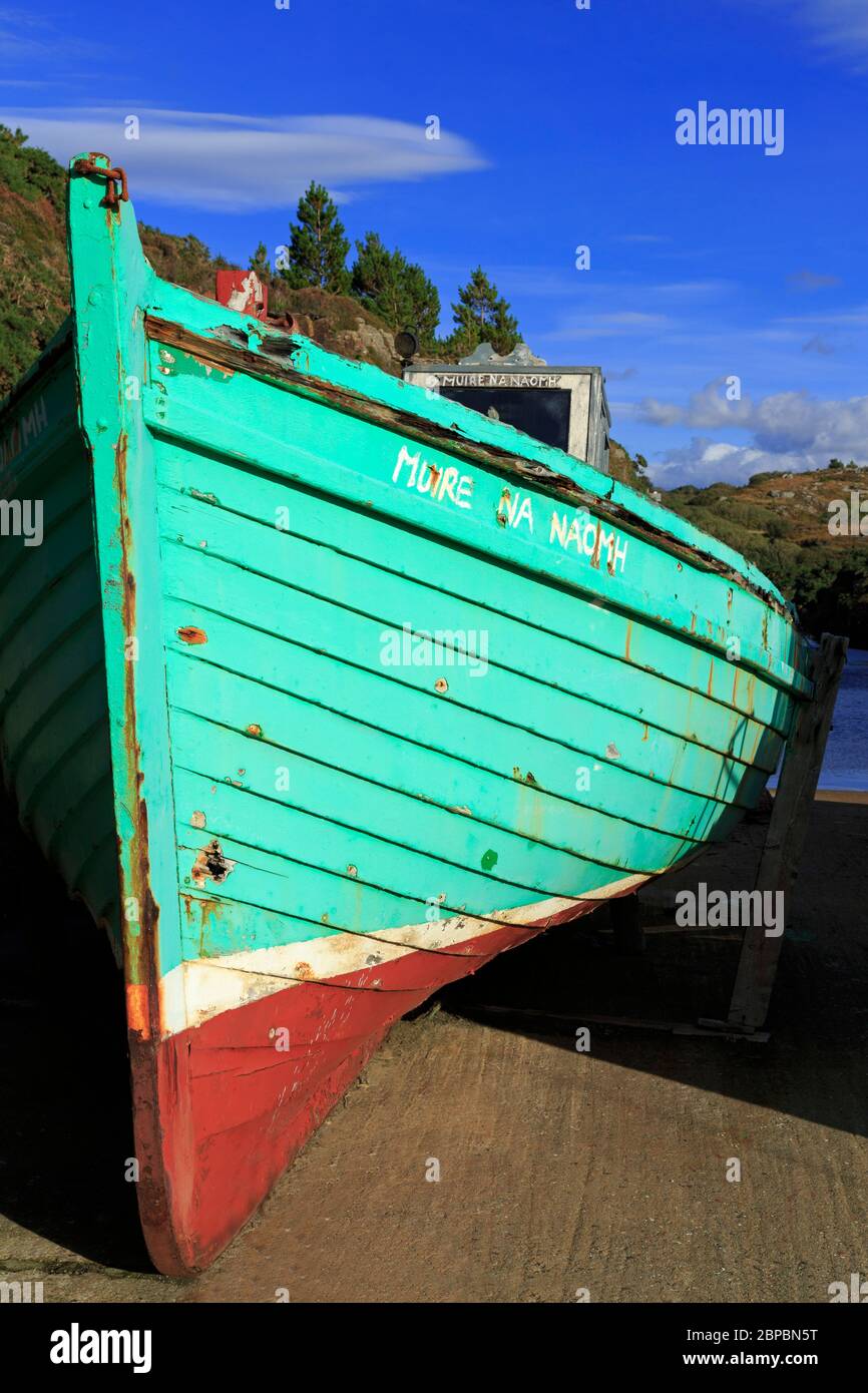 Fishing boat, Bunbeg, County Donegal, Ireland, Europe Stock Photo - Alamy