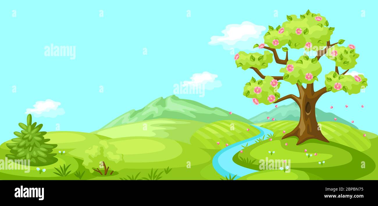 April pine Stock Vector Images - Alamy