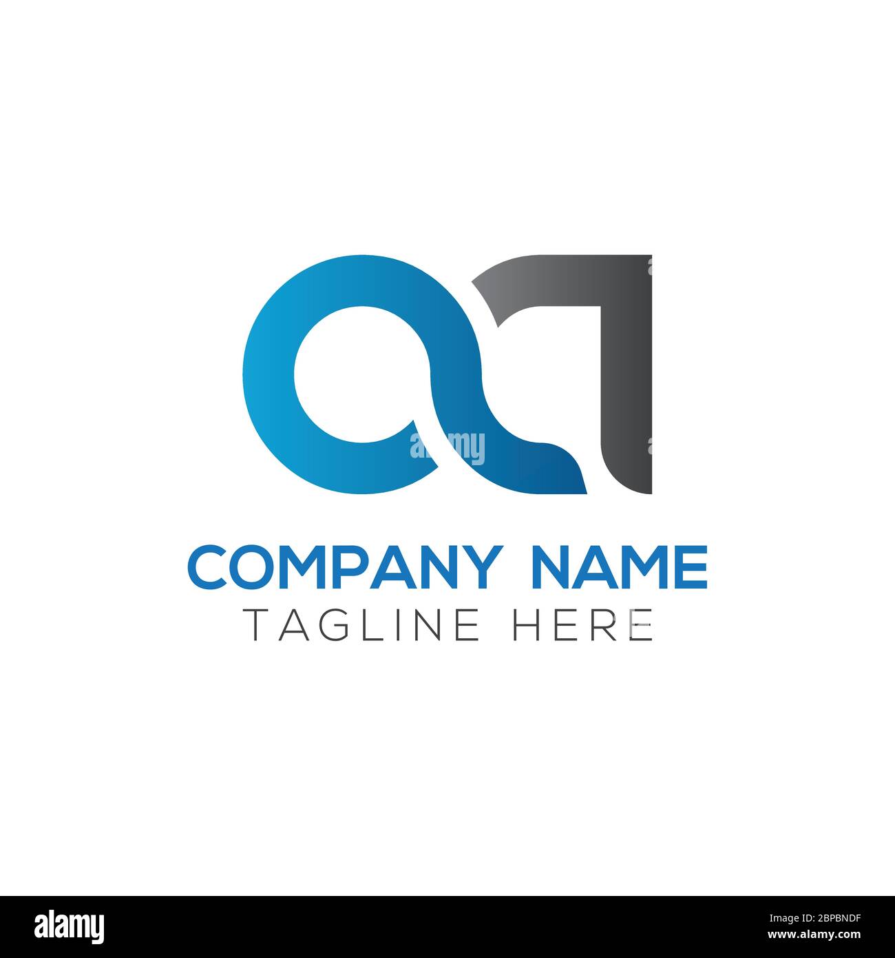 Initial Simple Letter OA Logo Design Vector Template. Abstract Minimal ...