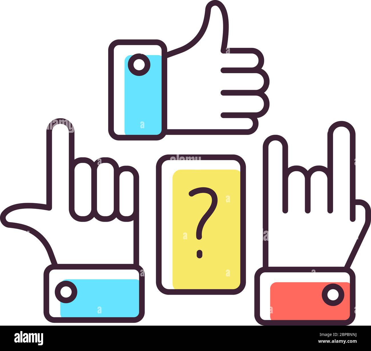 Charades RGB color icon Stock Vector Image & Art - Alamy