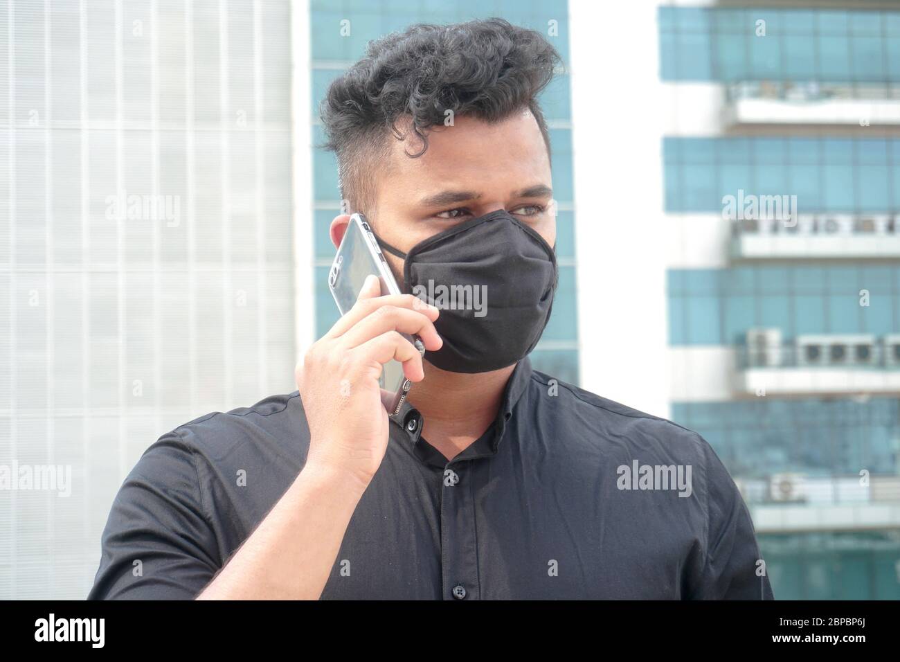 Phone mask hi-res stock photography and images - Alamy