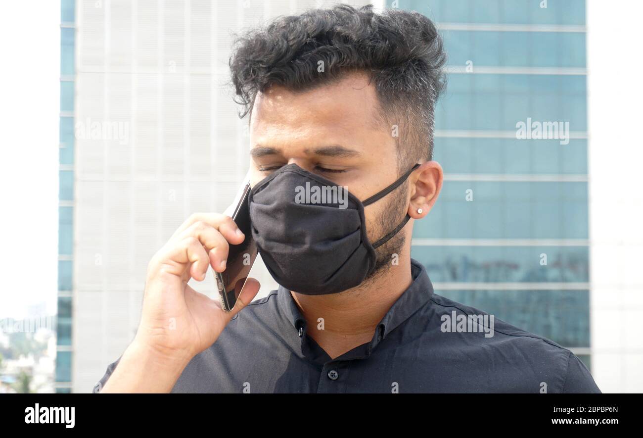Phone mask hi-res stock photography and images - Alamy