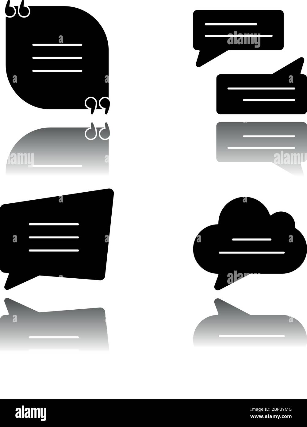 Group icons glyph Cut Out Stock Images & Pictures - Alamy