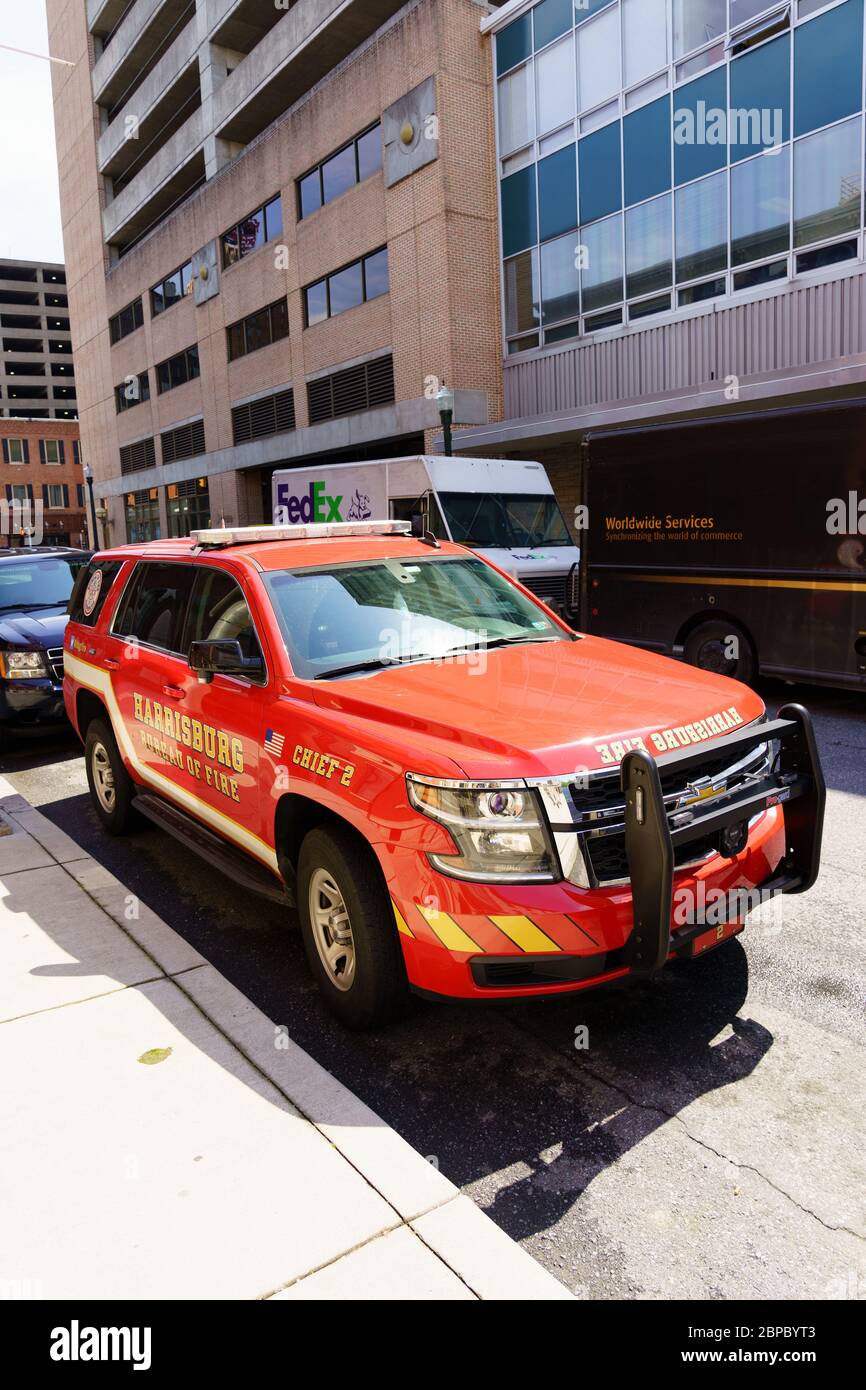 Fire department chief vehicle hi-res stock photography and images - Alamy
