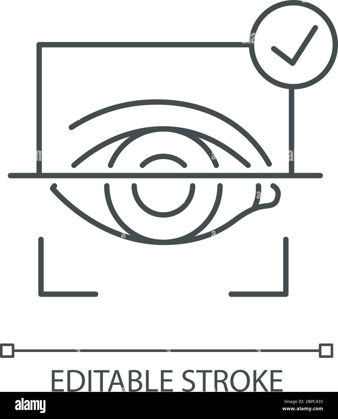 Eye scanner pixel perfect linear icon Stock Vector Image & Art - Alamy Eye scanner pixel perfect linear icon Stock Vector Image & Art - Alamy