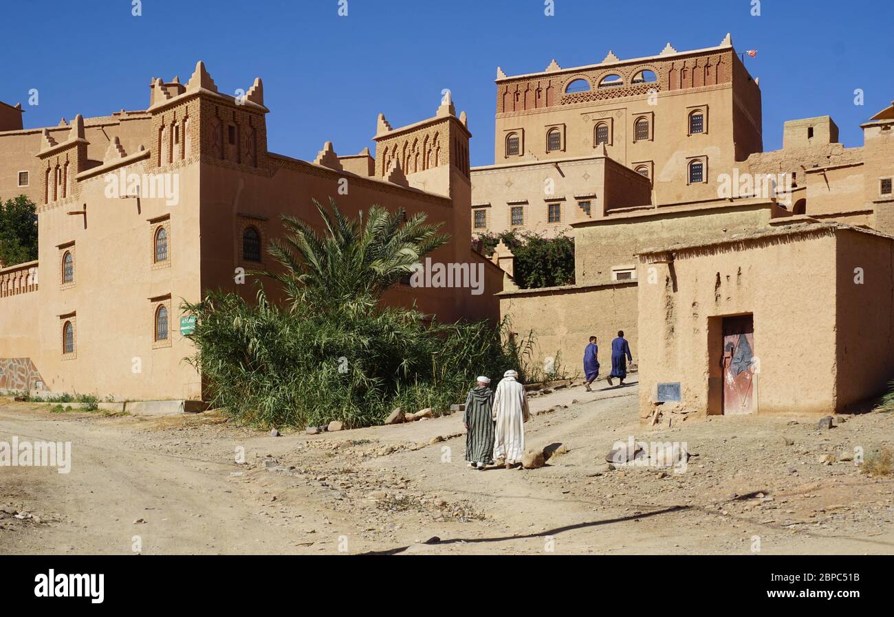 Ksar (village) N`Kob in Draa Valley, southern Morocco Stock Photo - Alamy