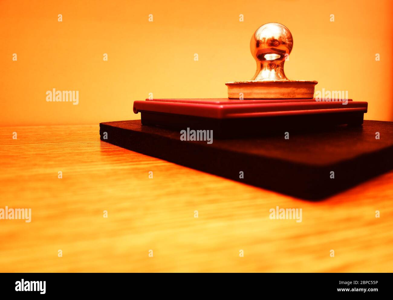 Golden stamp hi-res stock photography and images - Alamy