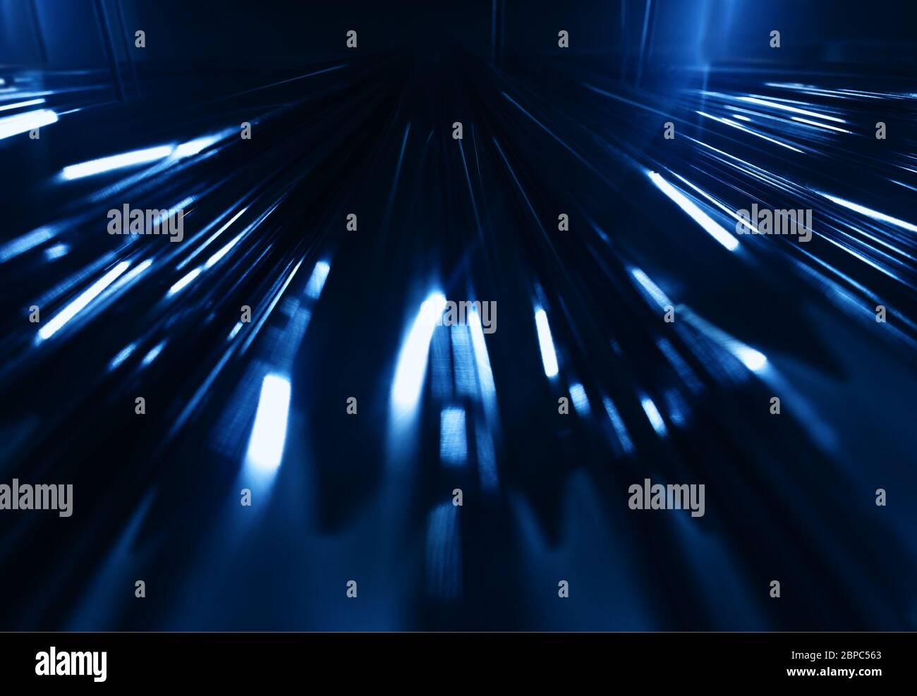 Dramatic blue steel pipes industrial background Stock Photo - Alamy