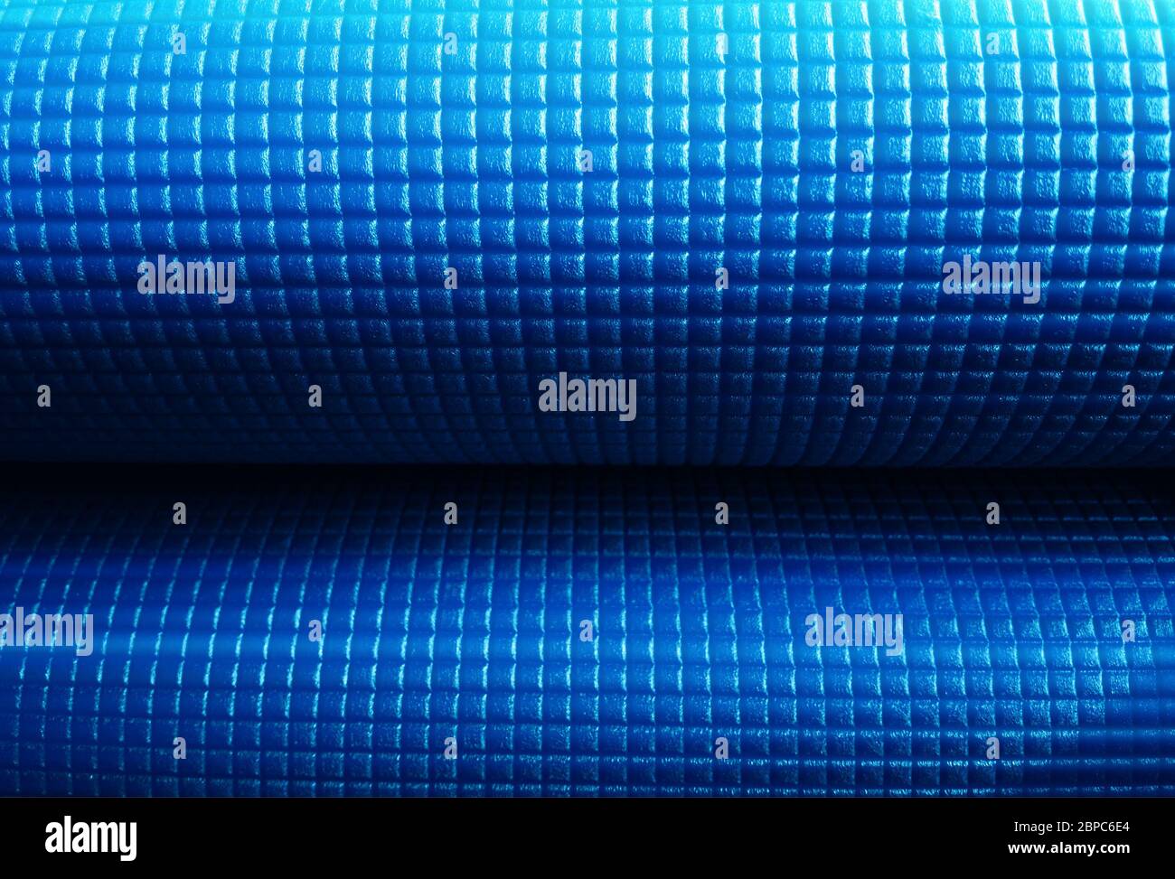 Abstract blue roll surface background Stock Photo - Alamy