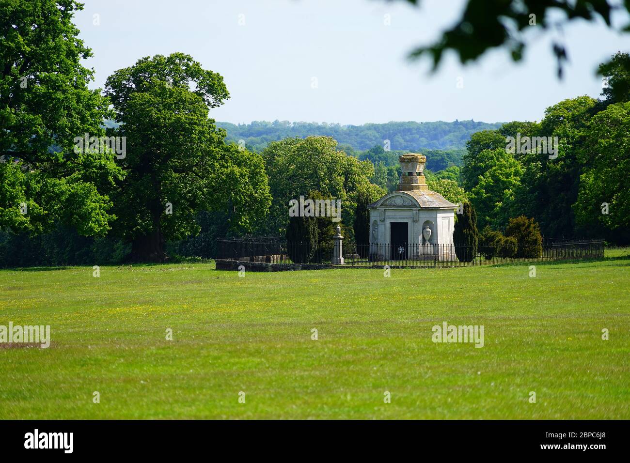 The Lytton family mausoleum in Knebworth Park Stock Photo - Alamy