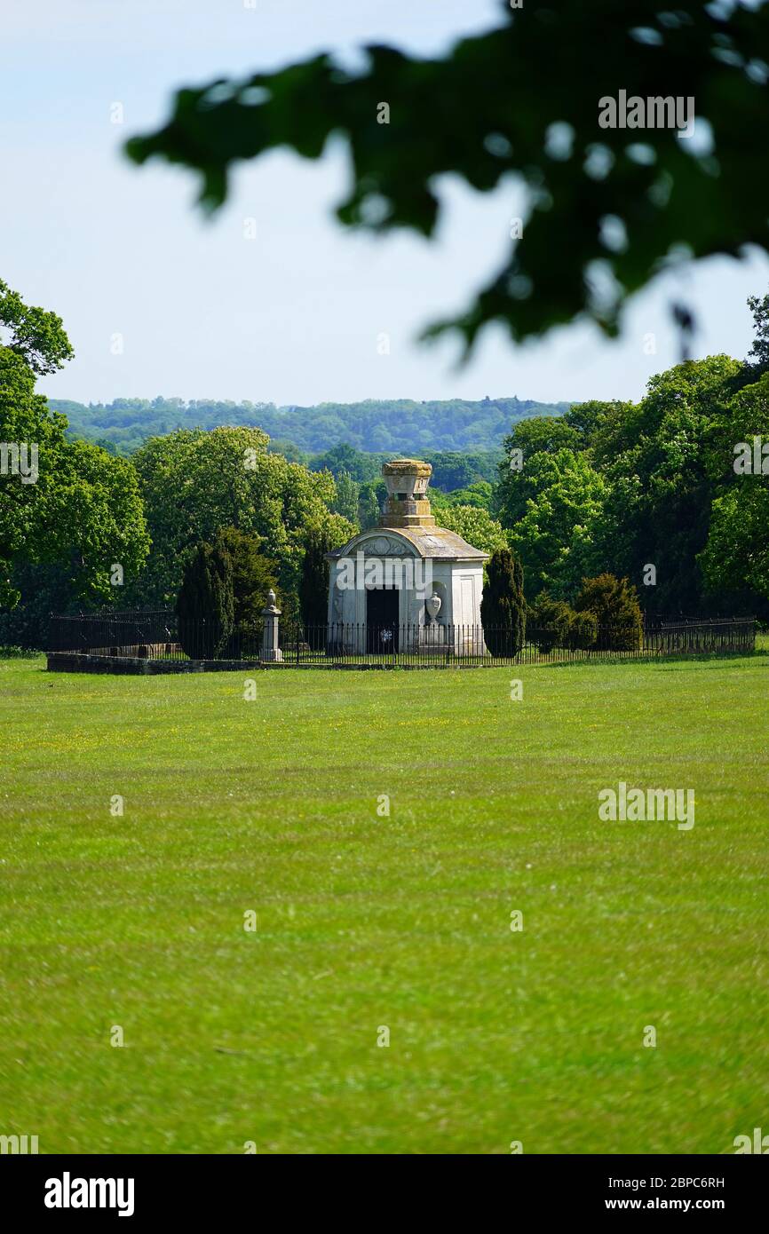 The Lytton family mausoleum in Knebworth Park Stock Photo - Alamy