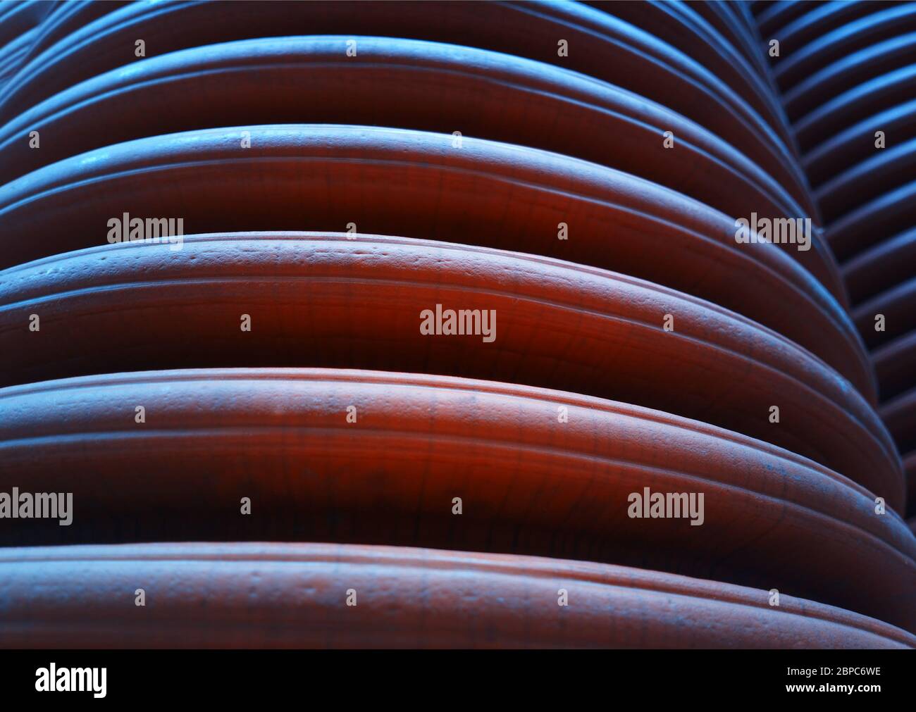 Horizontal clay construction pancakes texture Stock Photo - Alamy