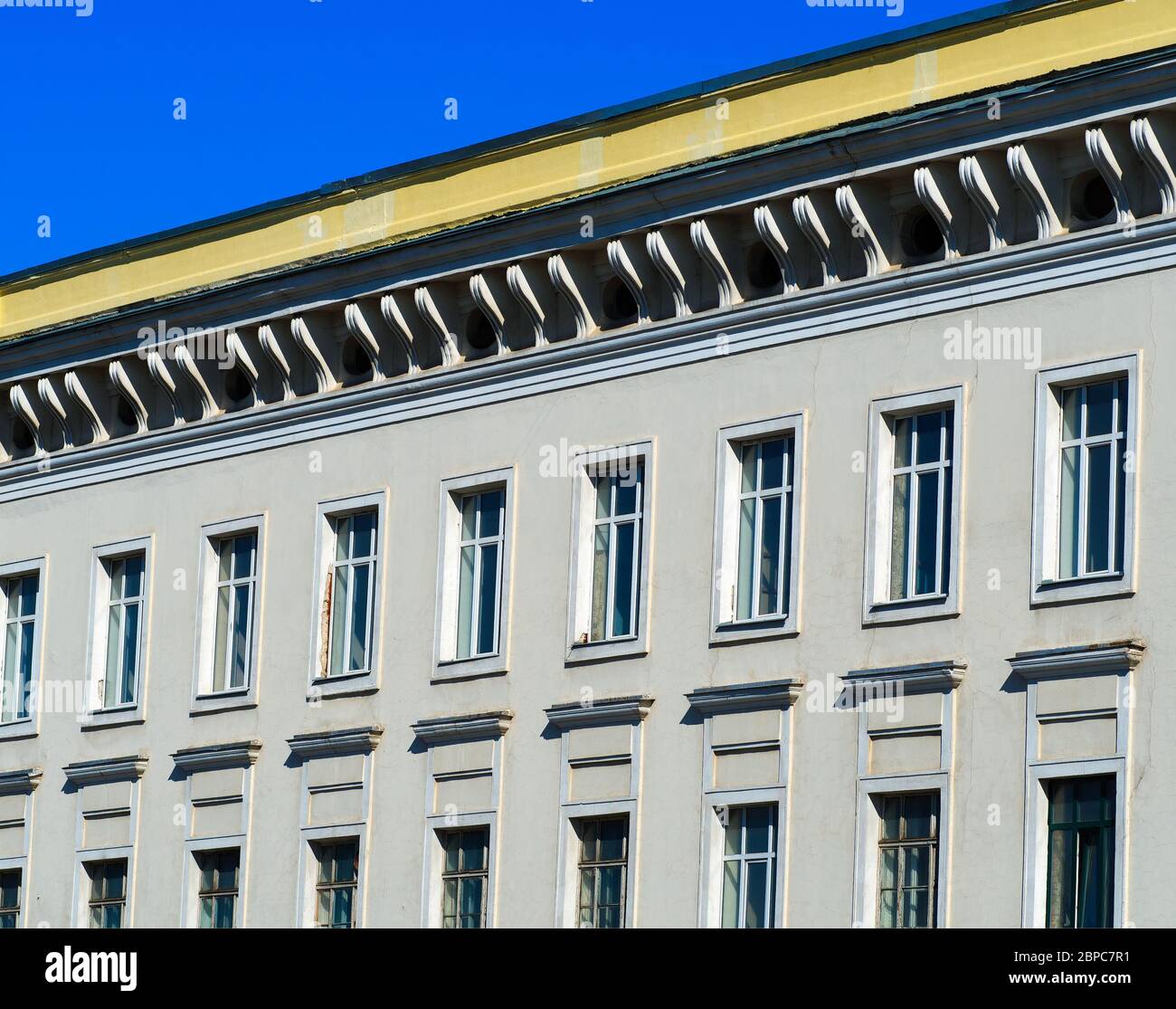 Minimalistic architecture with diagonal roof background Stock Photo - Alamy