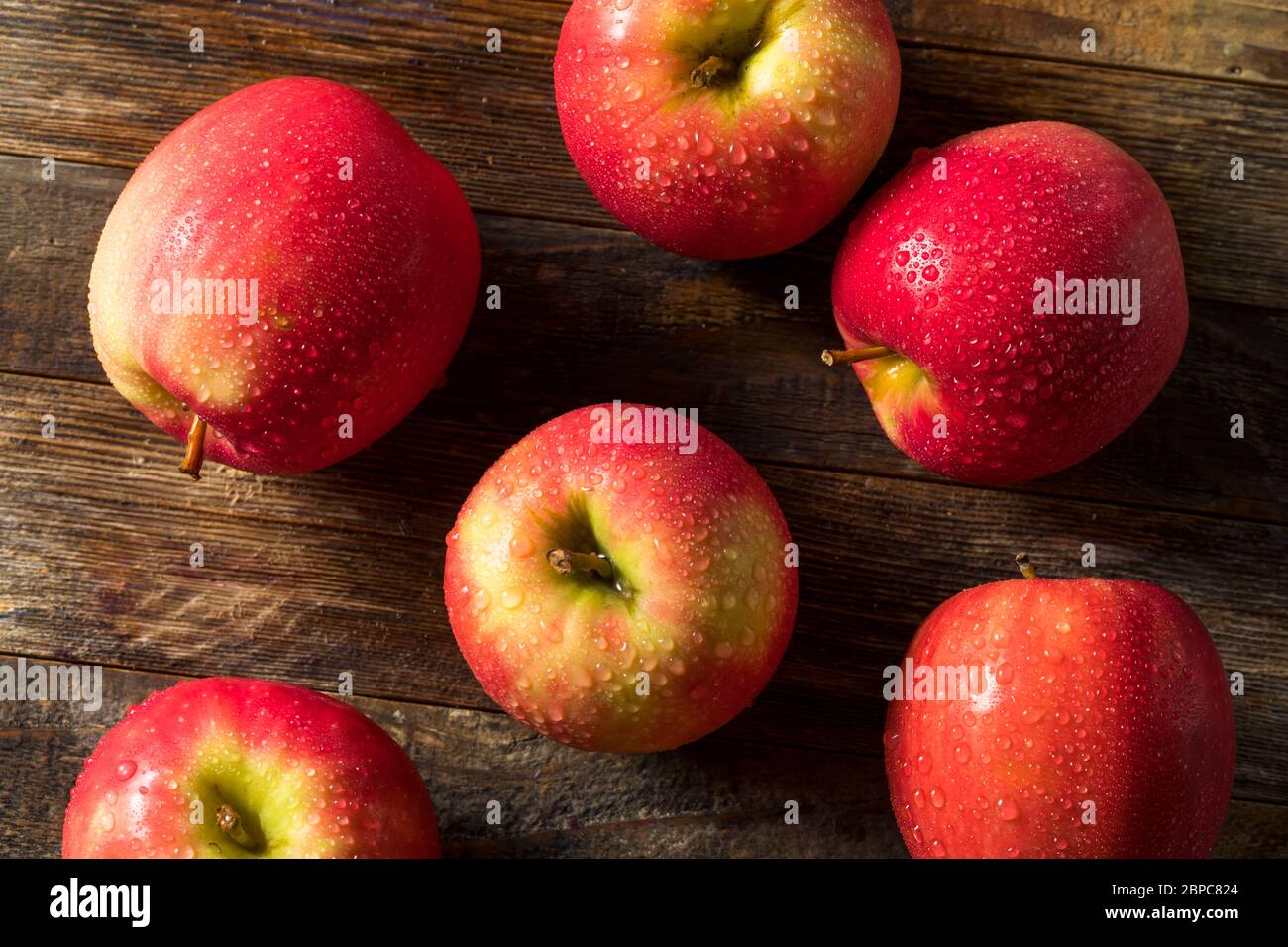 Raw Organic Red Fuji Apples in a Bunch Stock Photo - Alamy
