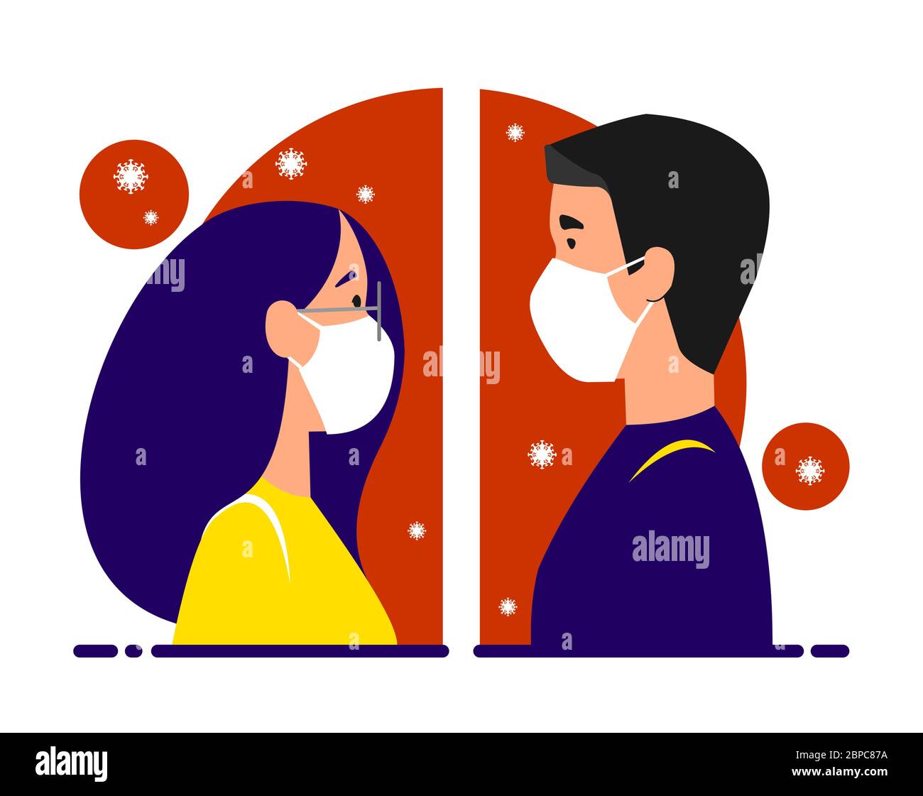 Protect each other Stock Vector Images - Alamy