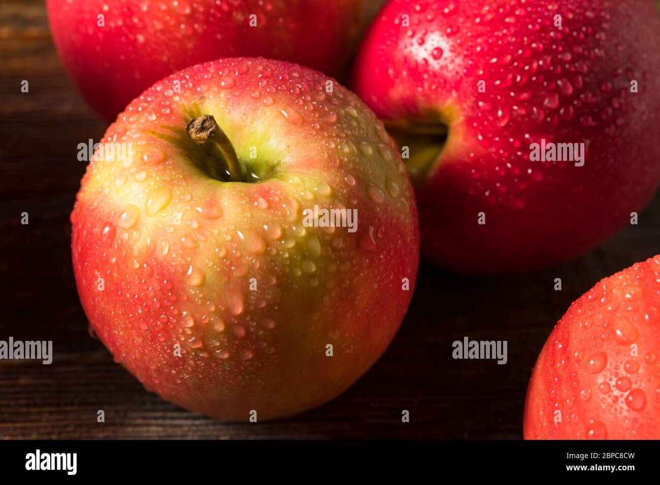 Raw Organic Red Fuji Apples in a Bunch Stock Photo - Alamy