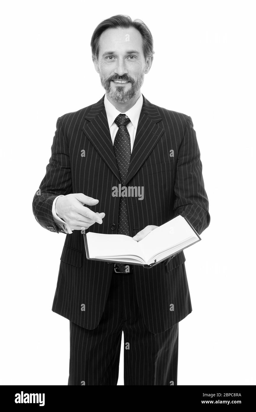 Smart serious man teacher Black and White Stock Photos & Images - Alamy