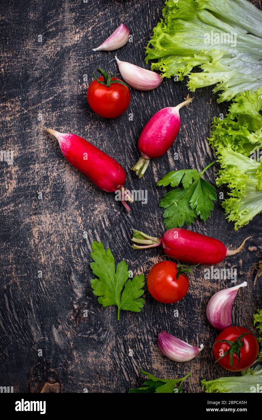 Background assorted green vegetables hi-res stock photography and ...