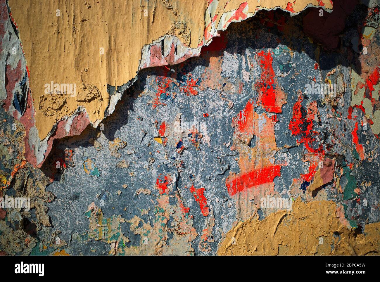 Peeled wall coating vintage texture background Stock Photo - Alamy