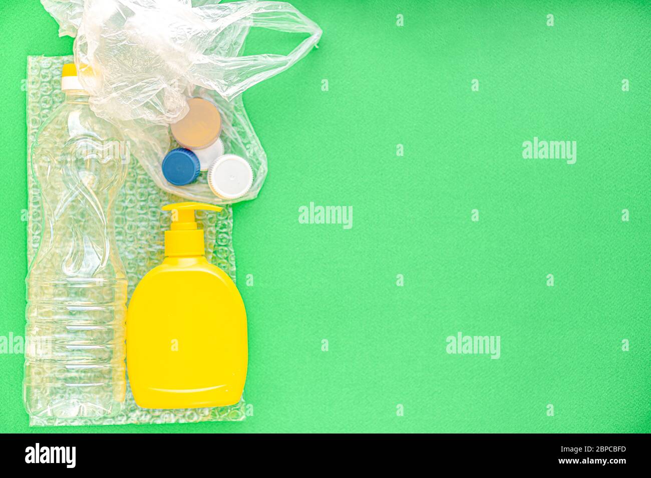 garbage, ecology, garbage sorting concept - layout of waste sorting ...