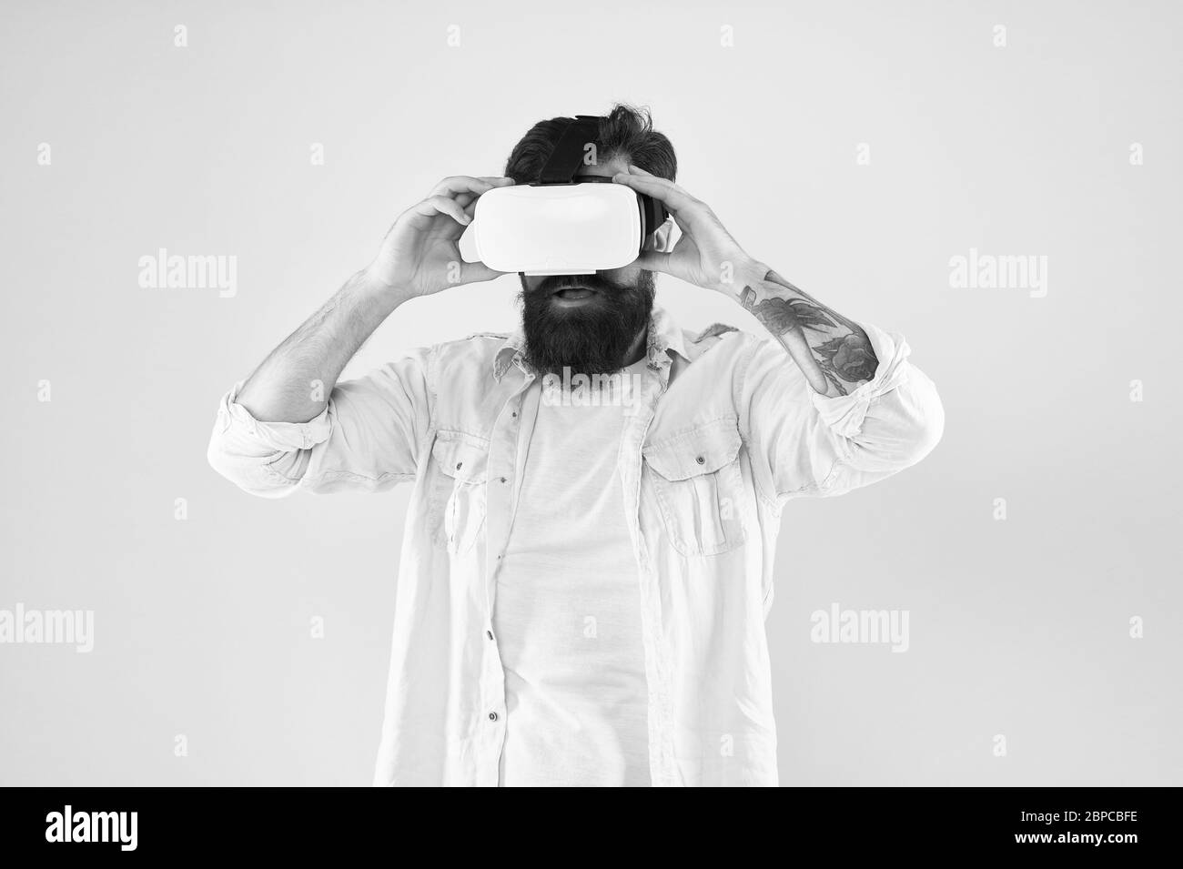 Eye tracking technology Black and White Stock Photos & Images - Alamy