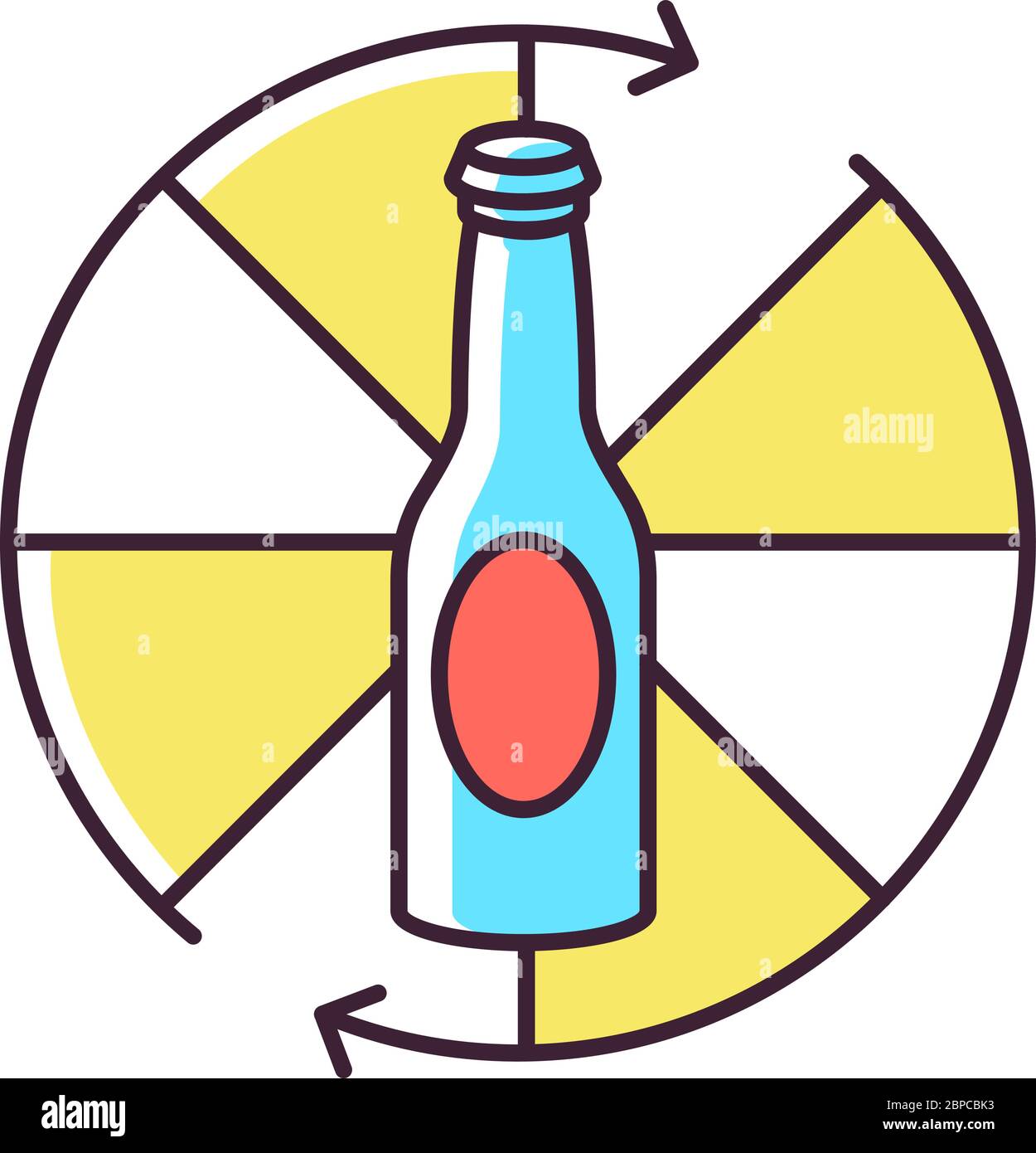 Spin the bottle game hi-res stock photography and images - Alamy