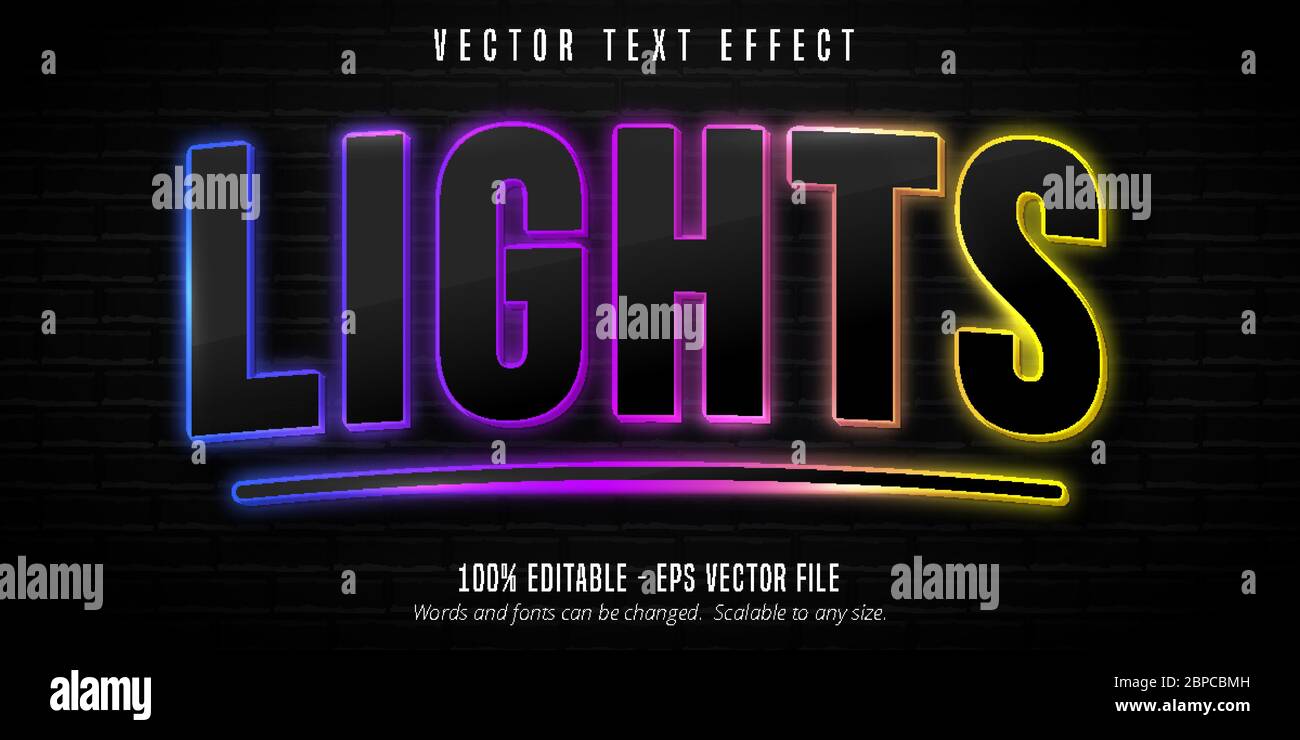 Editable font style vector vectors hi-res stock photography and images ...