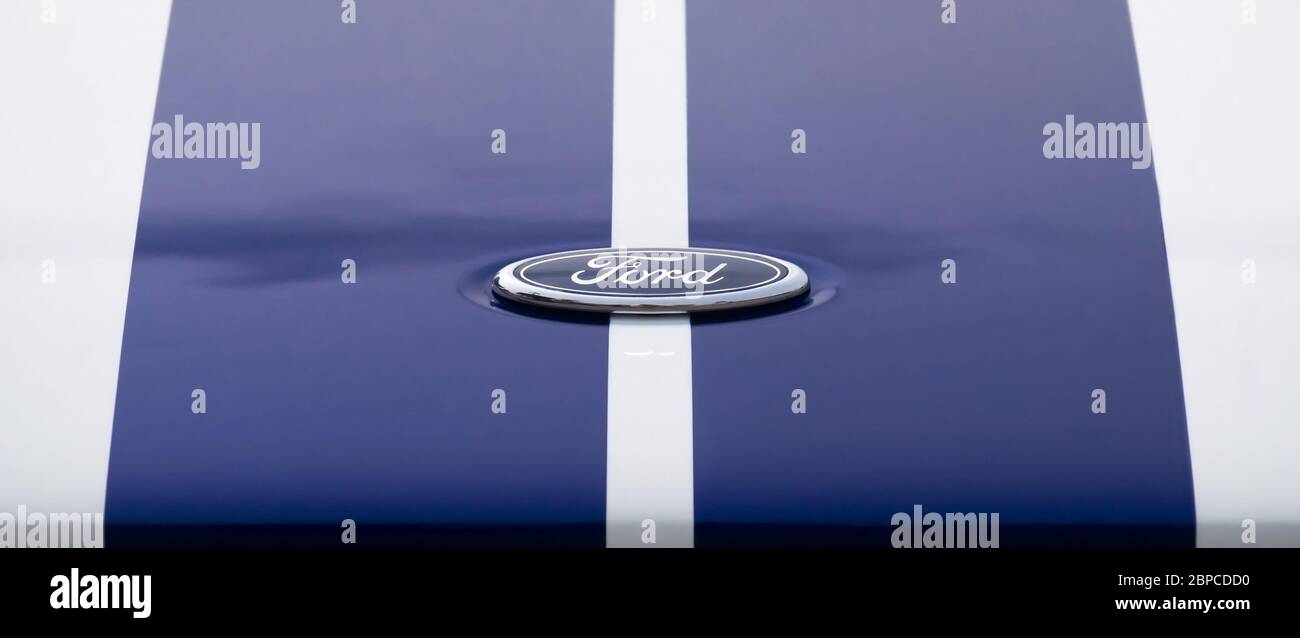 TORONTO, CANADA - 08 18 2018: Logo of Ford Motor Company, an American ...