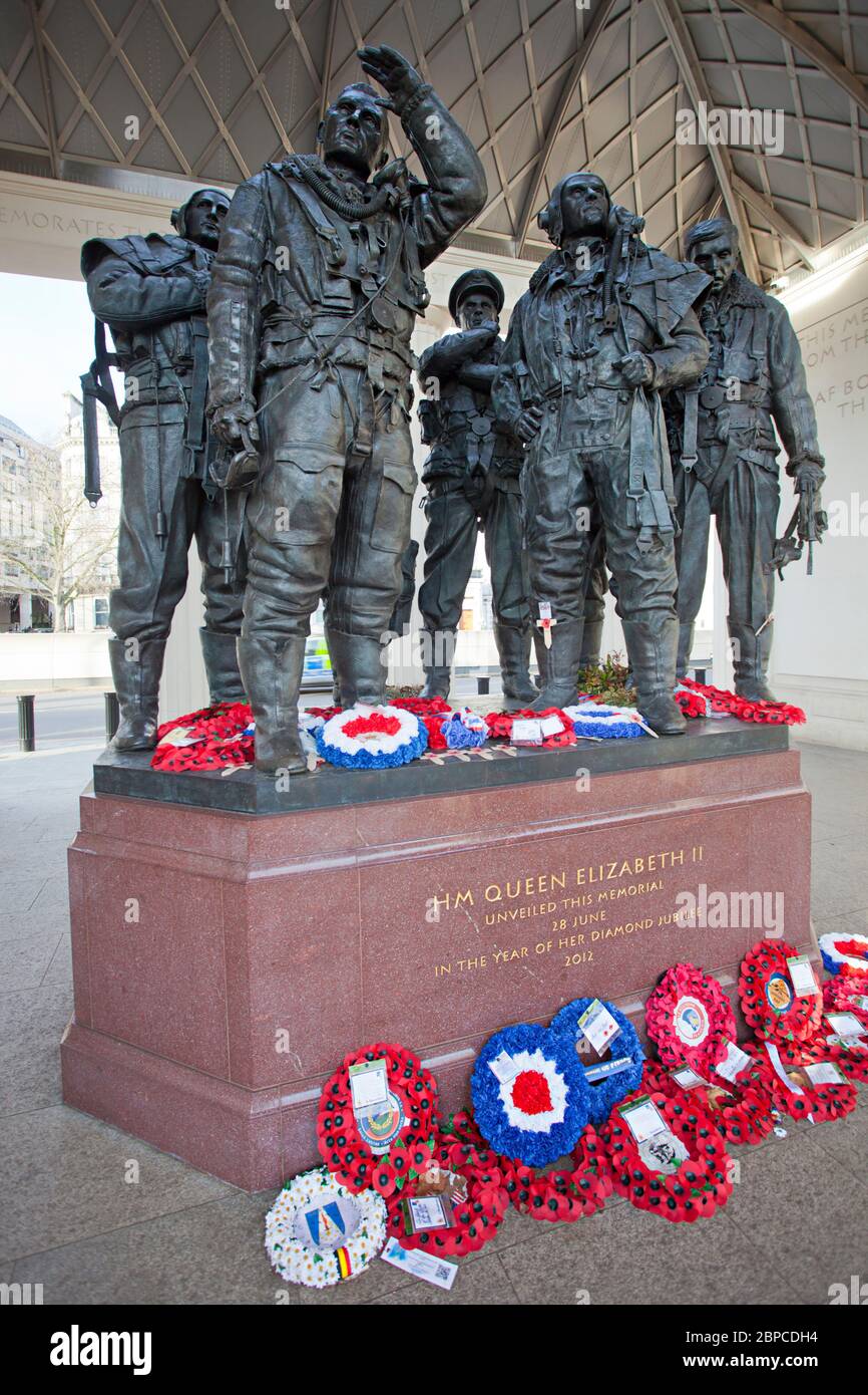Bomber Command Memorial, London Stock Photo - Alamy