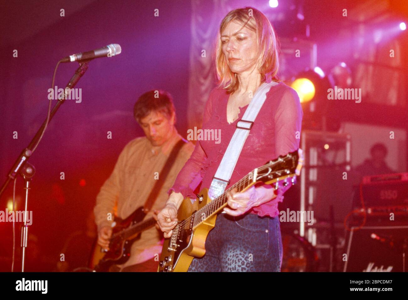 Sonic Youth performing at All Tomorrows Parties, April 2000, Pontins ...