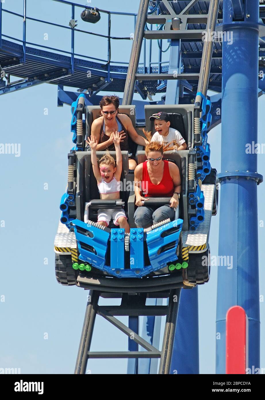 Having fun in Legoland park, Germany Stock Photo - Alamy