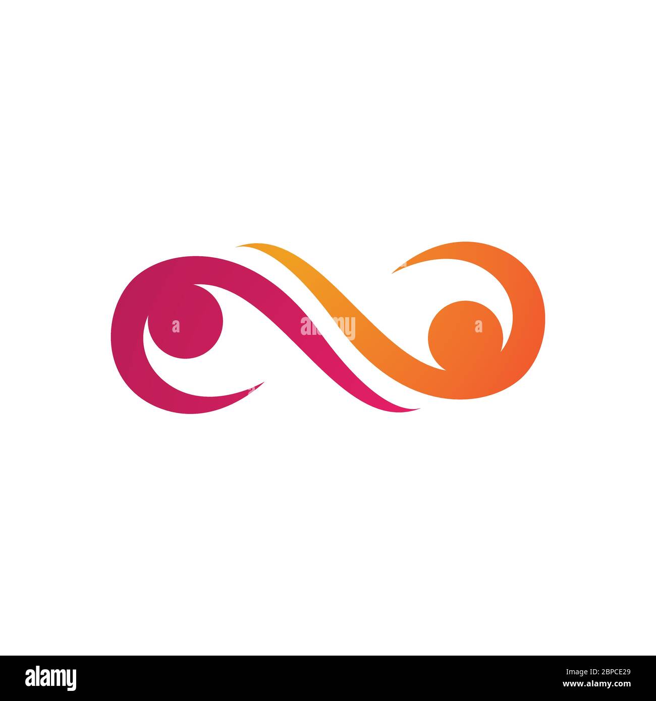 Infinity Design Vector icon illustration Logo template design Stock ...