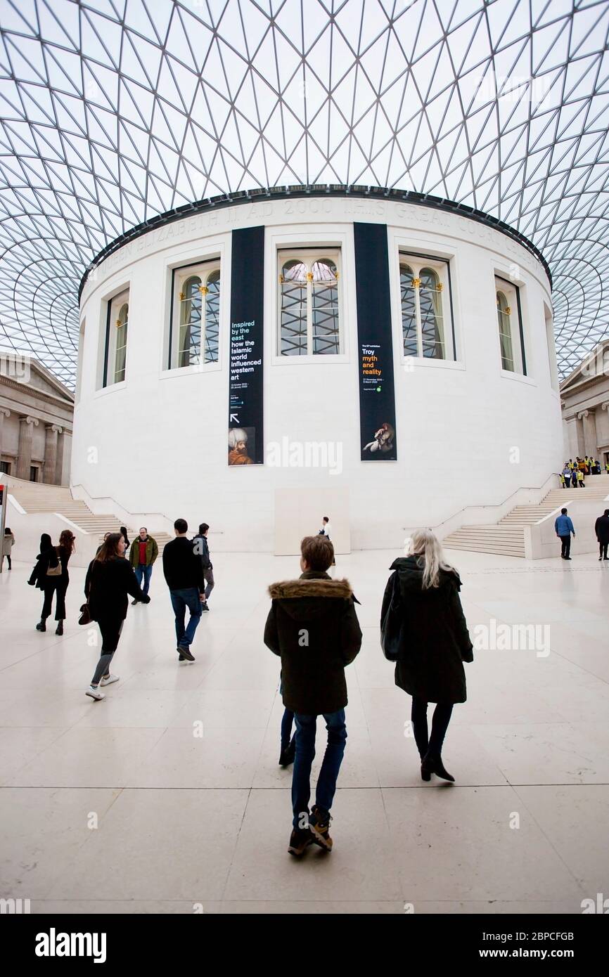 Exquisite interior of The British Museum Stock Photo - Alamy