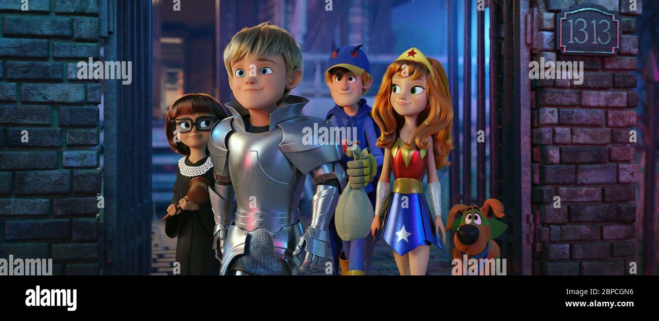 SCOOB!, from left: young Velma (voice: Ariana Greenblatt), young Fred ...
