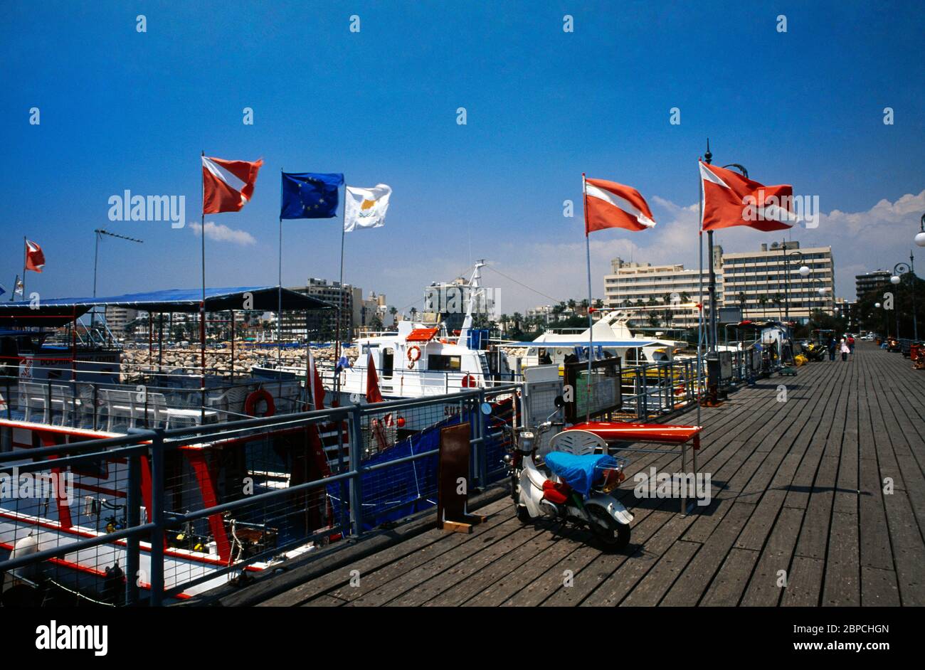 Flags at the harbour hi-res stock photography and images - Alamy