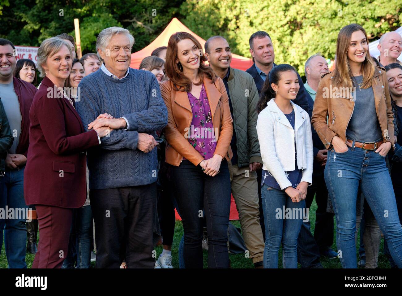 GOOD WITCH, from left: Carly Jones, Art Hindle, Sarah Power, Ilamaria ...